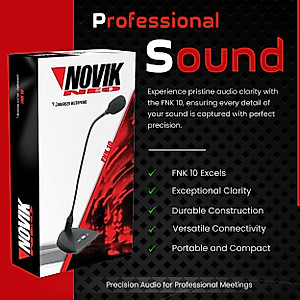 NOVIK NEO FNK 10 Cardioid Condenser Gooseneck Microphone, Directional