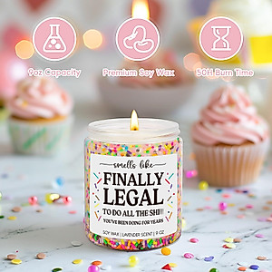 GSPY 21st Birthday Candles - 21st Birthday Gifts for Her, Him - Cool 21st Birthday Gifts, Gifts for 21st Birthday Female, Male - 21 Year Old Birthday Gifts for Girl, Boy, Daughter, Friend, Son