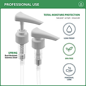 Pump for Shampoo Bottle 33.8 oz - 1-inch Neck Diameter, Suitable for Salon Liter Bottles, Lotion, and Conditioner - Durable Shampoo Pump, Shampoo Bottle Pump