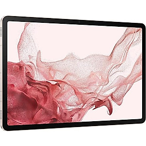 SAMSUNG Galaxy Tab S8 Android Tablet, 11” LCD Screen, 256GB Storage, Qualcomm Snapdragon, S Pen Included, All-Day Battery Ultra Wide Camera, DeX Productivity, Pink Gold (Renewed)