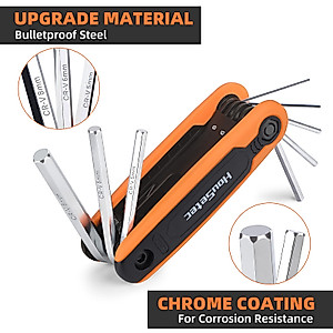 Allen Wrench Set, 2 Pack Aluminum Hex Key Set Metric & Standard SAE - Allen Key Set Made of Aluminum Alloy for Hex Head Socket Screw, Tool for Men Women Husband Stocking Stuffers for Men (Plastic)