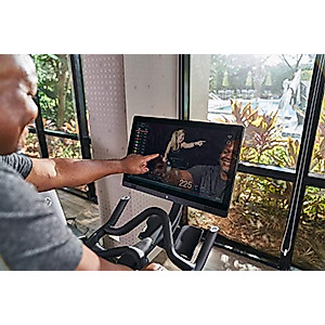 Echelon Smart Connect Fitness Bike, 30-Day Free Echelon Membership, Easy Storage, Small Spaces, Cushioned Seat, Solid Design, HIIT, Top Instructors, 32 Resistance Levels, Bluetooth, EX-7S