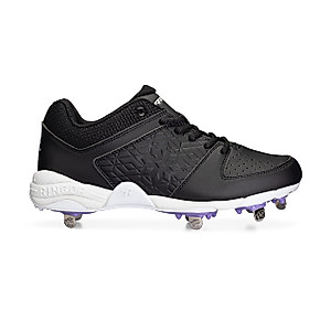 RIP-IT | Women's Diamond Softball Spike | Size 9.5 | Black