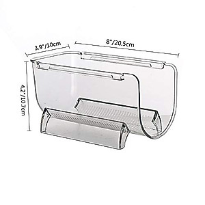 2 Pack Plastic Stackable Water Bottle and Wine Rack Storage Organizer for Kitchen Countertops, Pantry, Fridge, Clear