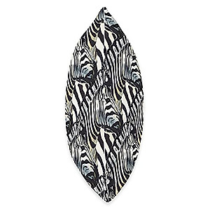 Cute Zebra Print Animal Accessories and Stuff Pattern Zebra Print Wild Life Safari Animal Throw Pillow, 16x16, Multicolor