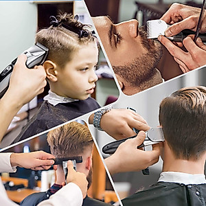 Cordless Hair Clippers for Men, Professional Hair Trimmer, Powerful Hair Grooming Cutting kit, Rechargeable Waterproof Electric Mens Haircut Clipper for Barbers & Home Use with LED Display