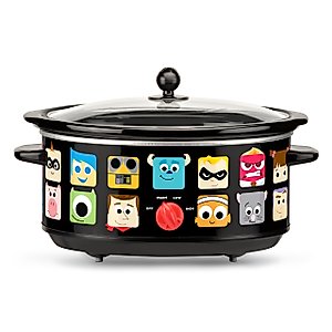 Disney Pixar Slow Cooker, 7 quart, Black