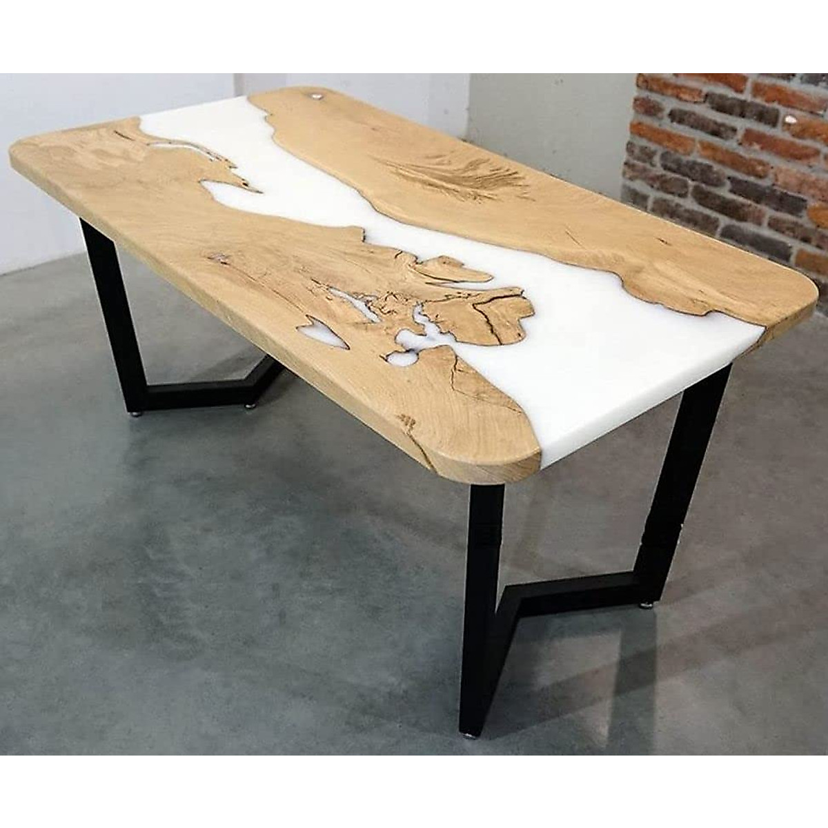 Epoxy Table, Epoxy Resin River Table, Live Edge Wooden Table, Natural Wood,Dining table, Natural Epoxy Table, Resin Table