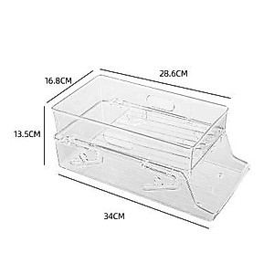 Double - Layer Soda Can Organizer - Auto Rolling - Best For Kitchen And Refrigerator Organizer