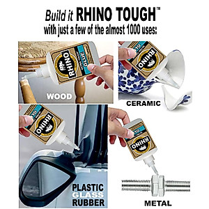Rhino Glue Gel, Heavy Duty 40 Gram Clear