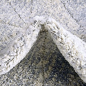 Unique Loom Arlo Collection Area Rug - AJ (Rectangular 9' 0" x 12' 0", Sandy Beige/ Gray)