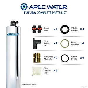 APEC Water Systems FUTURA-15 Premium 15 GPM Whole House Salt-Free Water Softener & Water Conditioner