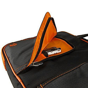 Orange Trim Laptop Bag for HP 15.6, Pavilion x360, Envy x360, Spectre x360, ChromeBook, Stream, Omen 14" to 15.6 inch