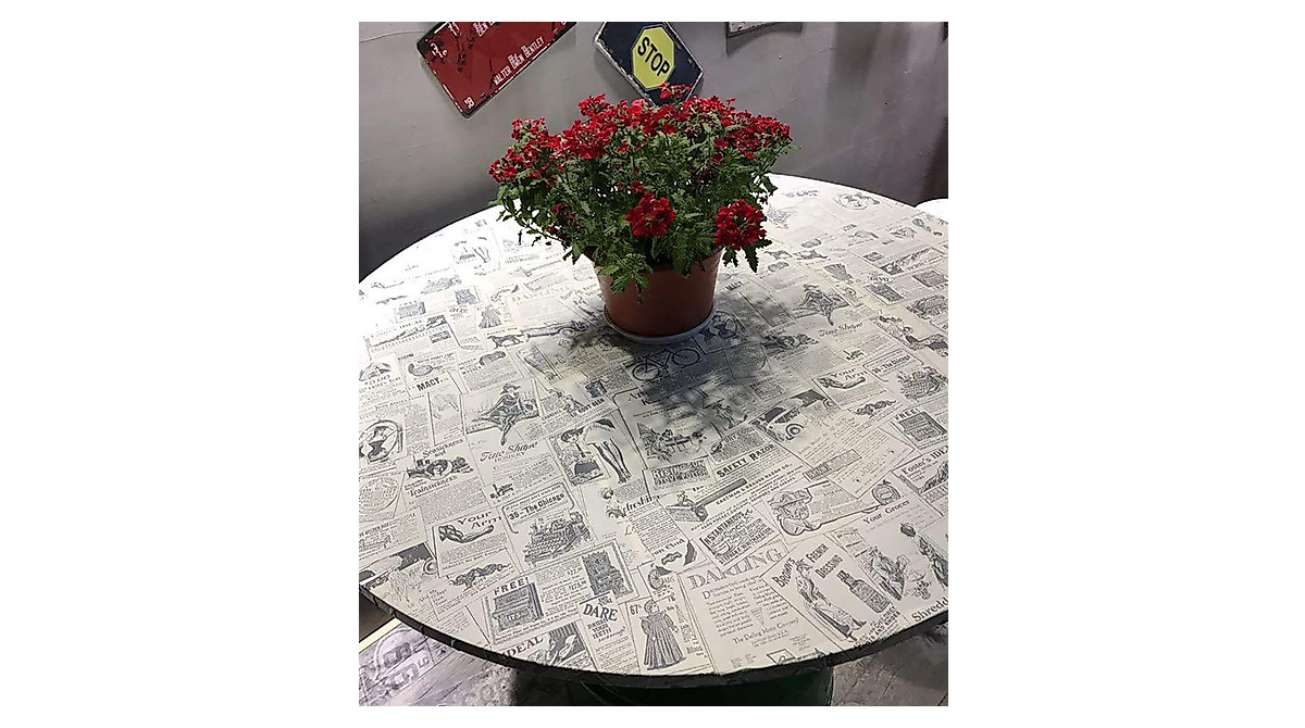 Amao Vintage Newspaper Decorative Contact Paper - Stylish Home Décor