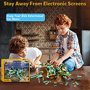 Sillbird Remote&APP Control Dragon Robot Building Kit, STEM Projects for Kids Age 8-12-16, Educational STEM Birthday Gifts Toys for 8 9 10 11 12 Year Old Boys Girls (515 Pieces)