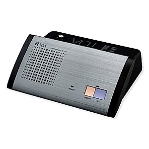 TOA TS-811 Infrared Chairperson Station; Equipped with Removable Microphone, Loudspeaker and Priority Switch; 1 Recording Output; Ring Shaped in-use LED Indicator; Easy Hook-up