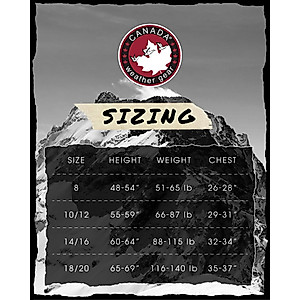 CANADA WEATHER GEAR Boys Winter Coat - Heavyweight Ski Jacket, Fur Trim Hood - Outerwear Parka (8-20), Size 10-12, Black