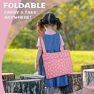 MENZOKE Black & Pink Kids Travel Tray Bundle, Toddler Tray with Dry Erase Board Car Lap Desk Table with iPad Holder, Storage Pocket, Kids Active Eating Tray for Road Trip, Airplane