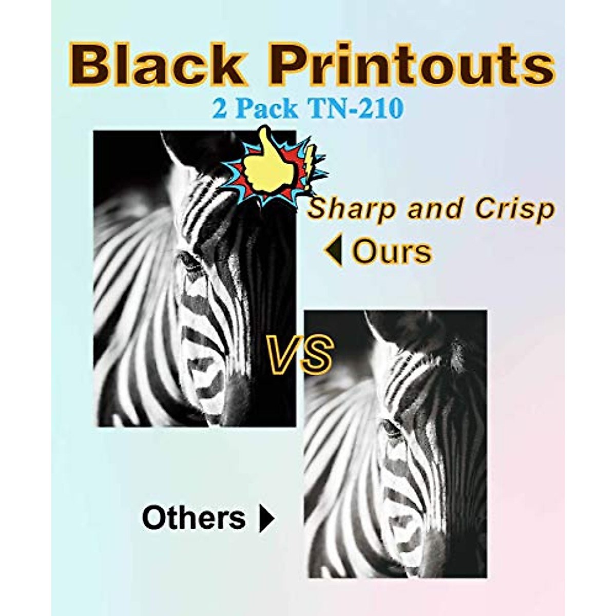 MM MUCH & MORE Compatible Toner Cartridge Replacement for Brother TN210 TN210BK TN-210 TN-210BK Used for HL-3070CW 3075CW 3040CN 3045CN MFC-9120CN 9320CW 9010CN Printer (2-Pack, Black)