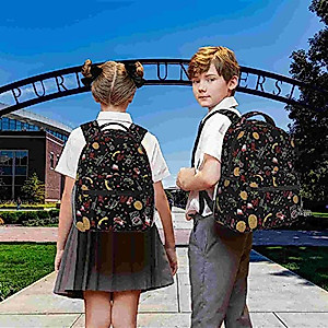 Funny Stranger School Backpack, Movie Backpack Travel Backpacks School Supplies for Boys Girls Teens Cosplay Fans Gift (Style 2),15.7in