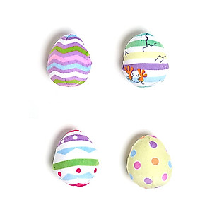 Cuddle Barn - Basket of Eggs - Chick | Easter Basket Stuffer Animated Animal Plush Toy Chick Holds Basket of Plush Eggs and Twirls Around to Bunny Hop, 10 inches