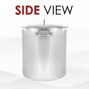 Concord Cookware Stainless Steel Stock Pot Cookware, 40-Quart