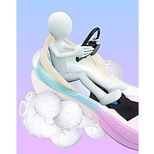 O-Resilio Max Cushioning Running Shoes for Men & Women Wide Cushioned Lightweight Athletic Supportive Road Running Shoes with Arch Support Light Purple Size US Men 12