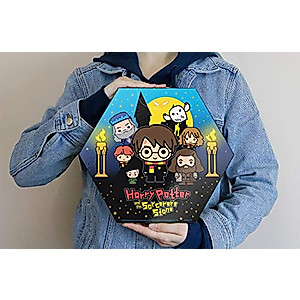 Harry Potter – Platform 9 3/4 – Hogwarts Express Train - 11.5” X 10” Hexagon Shaped KNEXAGON Wood Print – Hang Alone or Connect to Other Pieces – Officially Licensed Merchandise