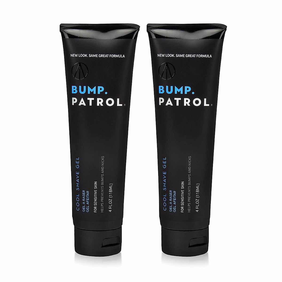 Bump Patrol Cool Shave Gel - Sensitive Clear Shaving Gel With Menthol Prevents Razor Burn, Bumps, Ingrown Hair - 4 Ounces 2 Pack