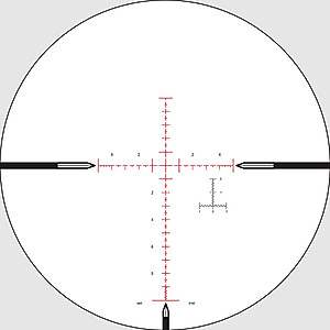 NIGHTFORCENXS 2.5-10x42mm F2 30mm Tube Durable Precise Accurate Black Gun Scope - ZeroStop Parallax Adjustable Second Focal Plane Illuminated Hunting Scope, MIL-R - 10 Mils (C461)