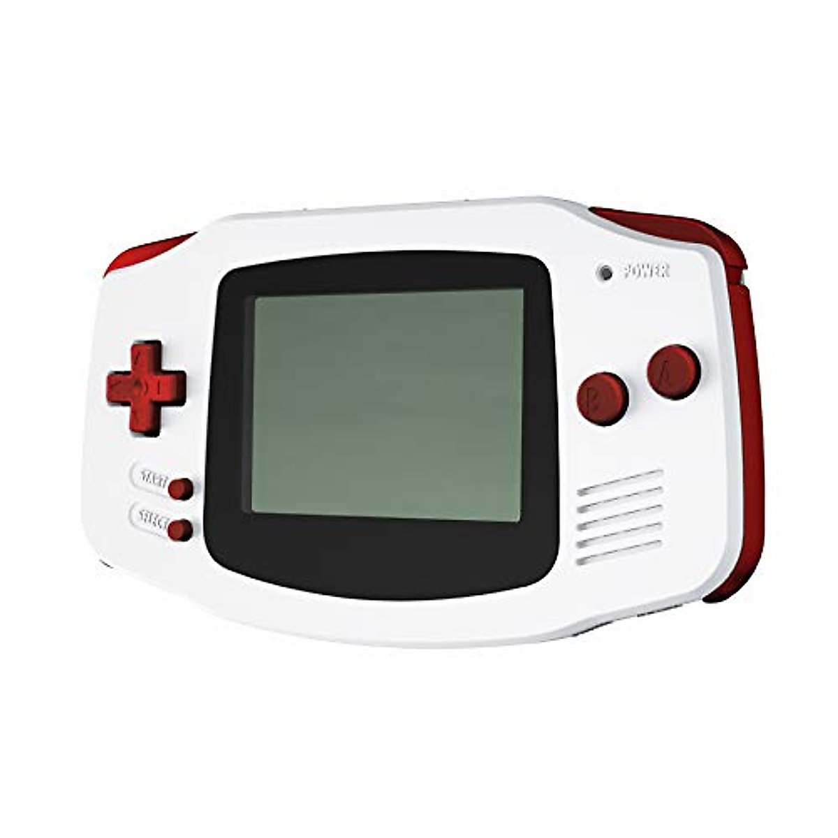 eXtremeRate Scarlet Red Replacement Full Set Buttons for Gameboy Advance GBA - Handheld Game Console NOT Included