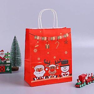 MC TTL 30 Packs Turning Red gift bags Cute Party Gift Bags Party Supplies Birthday Decoration Gift Bags Well for Girls or Boys and Baby Showerpitality Candy Bag.