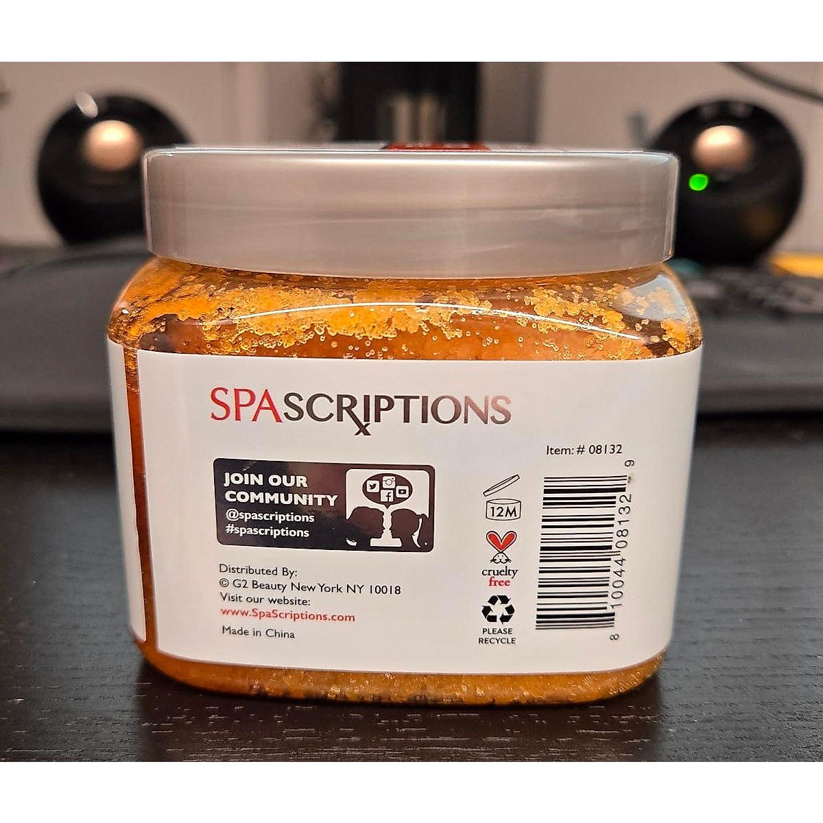 Spascriptions Body Scrubs 21 Oz (21 oz, Turmeric)