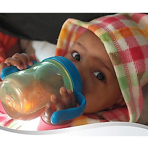 Playtex Baby Sipsters Stage 1, Straw and Soft Spout, Trainer Starter Kit - Blue & Green, 2 Count