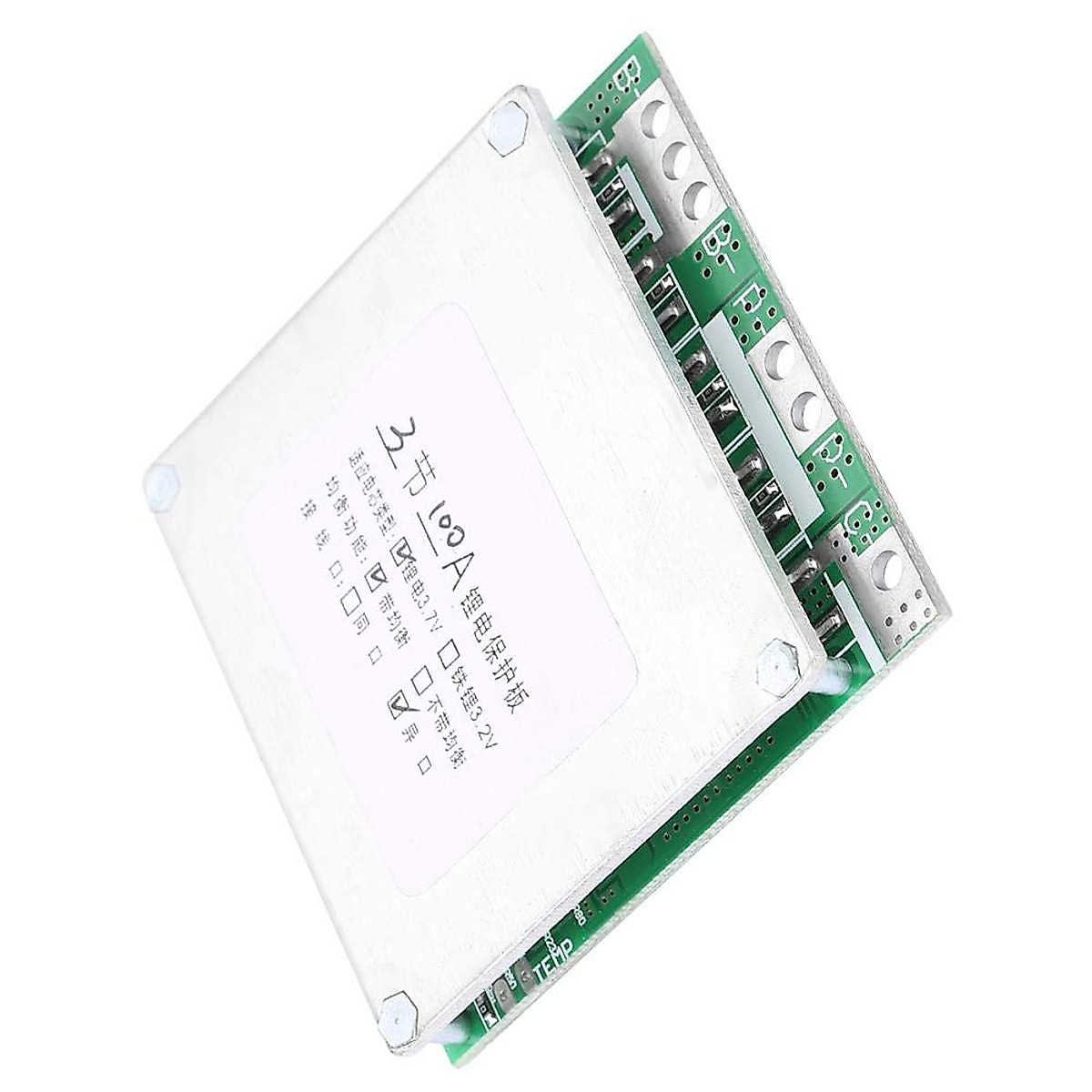 3S 12V 100A Lithium Battery Board, Charger BMS PCB Board with Balance Charging Current 10A for Household Industrial