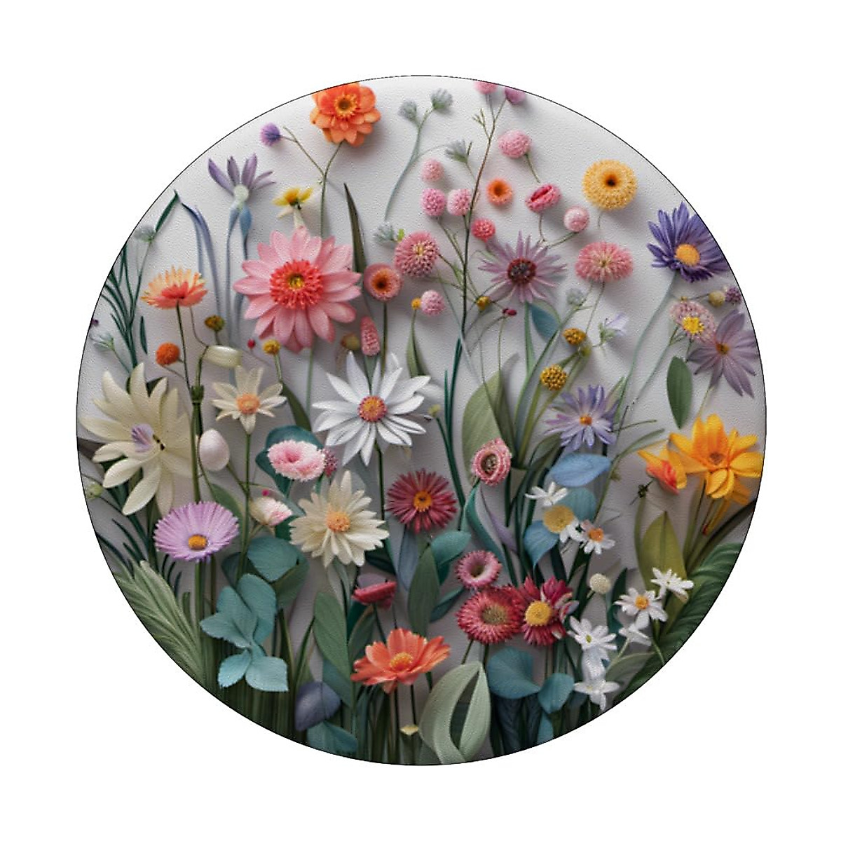Mixed Flower Bouquet Floral Pattern PopSockets Adhesive PopGrip