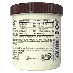 Talenti Gelato For a Delicious Frozen Dessert Madagascan Vanilla Bean Made with Ingredients 1 pint
