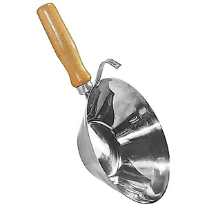 Stainless Steel Bucket Commercial Thickened Mud Pail Constructions Industrial Cement Storage