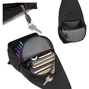 Gay Homosexual Lesbian Rainbow Lips Pride Sling Backpack Hiking Daypack Crossbody Shoulder Bag