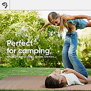 Green Elephant Plastic Waterproof Outdoor Rug for Patios Clearance,RV Outdoor Rugs for Camping, Indoor Deck Carpet Waterproof