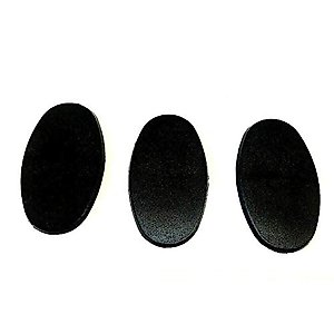 Lot of 3 75mm x 42mm Oval Bases for Warhammer 40k & AoS Games Workshop Bitz
