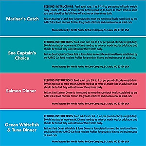 Purina Friskies Wet Cat Food Pate Variety Pack, Seafood Favorites - (32) 5.5 oz. Cans