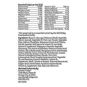 Revival Animal Health Breeder's Edge in Between for Him, Male Multivitamin for Med/Lg Dog- 90 ct