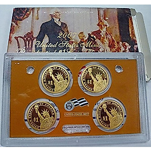 2007 Presidential $1 Proof Coins Proof Set Original Government Package