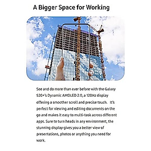 Samsung Galaxy S20+ 5G 128GB Factory Unlocked Smartphone (Renewed)