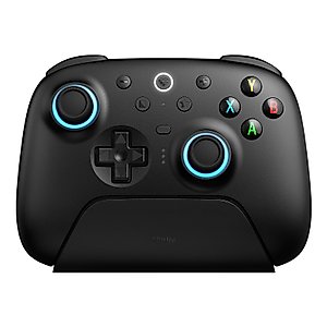8BitDo Ultimate 2 Wireless Controller for Windows & Android, Gaming Controller with TMR Joysticks, Switchable Hall Effect/Tactile Triggers, RGB Fire Ring, 8Speed Wireless Tech, Black