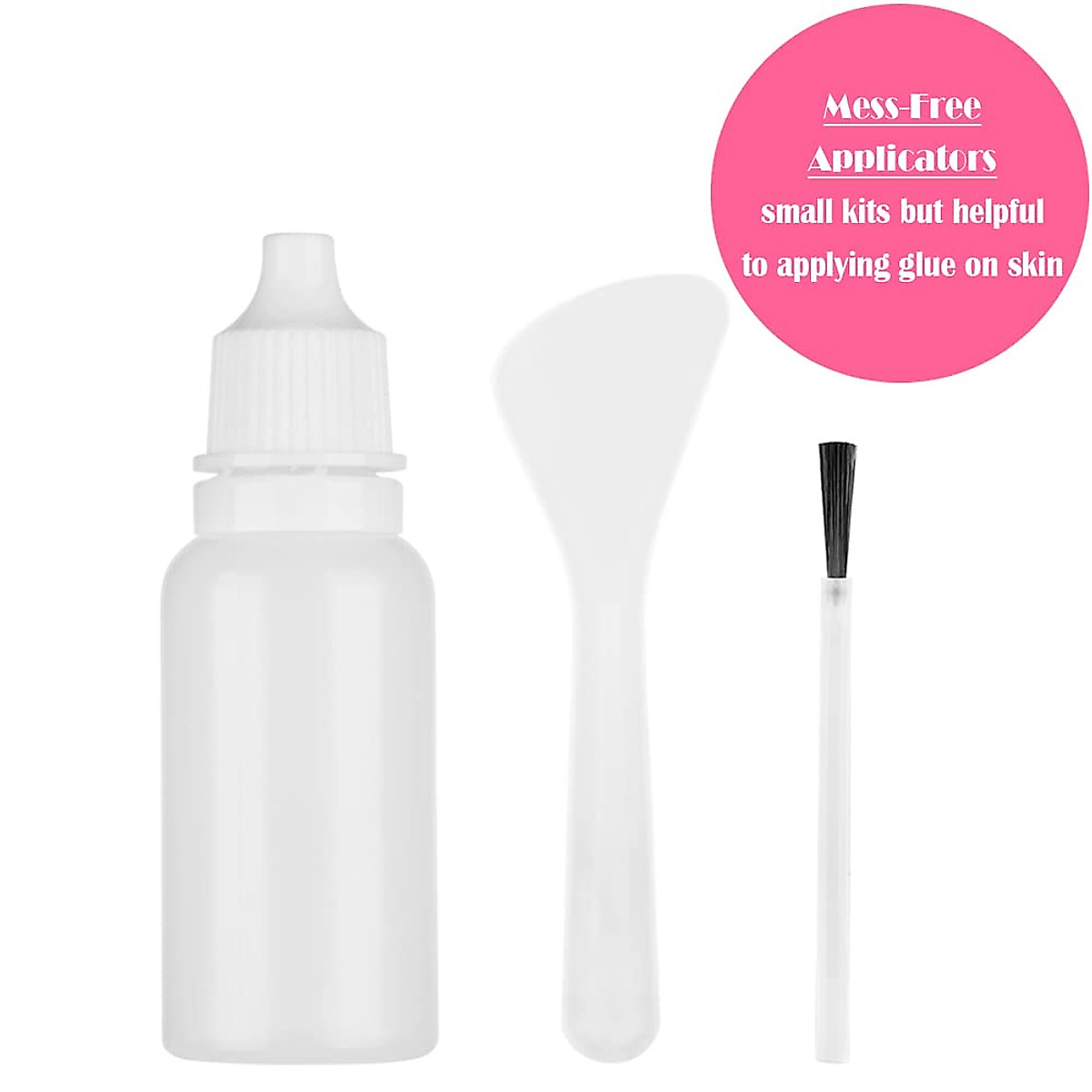 Waterproof Lace Glue, Clear| Invisible MIILYE Hair Replacement Wig Bonding Glue, Strong Hold Acrylic Wig Adhesive for Front Lace Wigs and Poly Hairpieces, Toupee, Cosmetic Hair Systems, 0.5oz/ 15ml