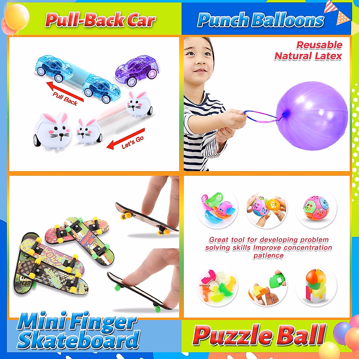 Daopai 336 pcs Party Favors for Kids 8-12, Fidget Toys Bulk,Goodie Bag Stuffers for Kids Birthday Gifts,Treasure Box Toys for Classroom Prize for Kids ,Carnival Prizes