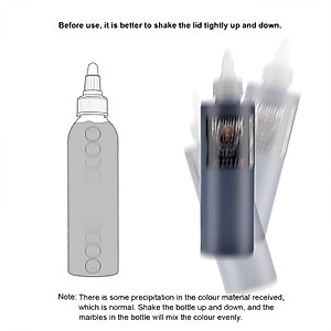 HAWINK Black Tattoo Ink 8oz (240ml) Vegan-Friendly USA Standard Pigment Tattoo Supplies Pure Black TI203-240-001