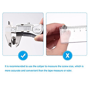 uxcell Ball Point Set Screws, M4 x 10mm 304 Stainless Steel Metric Spring Hex Socket Screw 20pcs